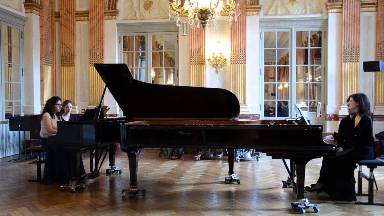 Chopin Rondo at Parlement Bruxellois by Anthos Piano Duo (2013) - YouTube