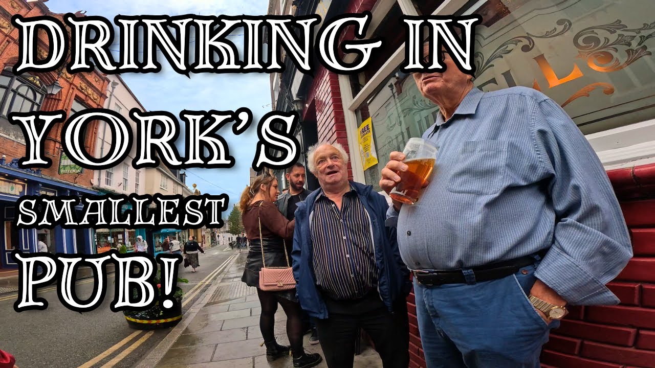 Drinking In York's Smallest Pub! - York Pub Crawl - YouTube