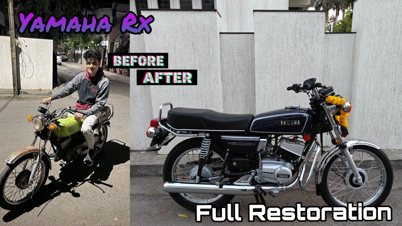Yamaha RX 100 Rx 135 Full Restoration | GJ 05 Surat | ShantanuRc1 - YouTube