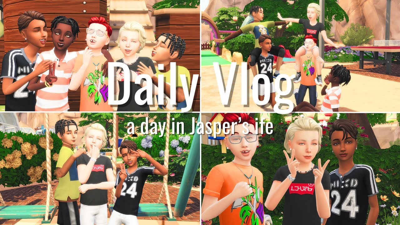 A Day In Jasper's Life 🚀 The Sims 4 Vlog • Morning Routine, Family Time ...