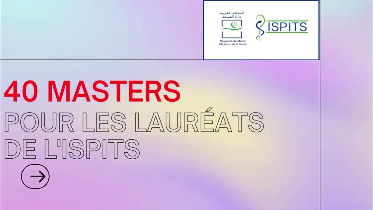 40 Masters pour les lauréats de l' ISPITS - YouTube