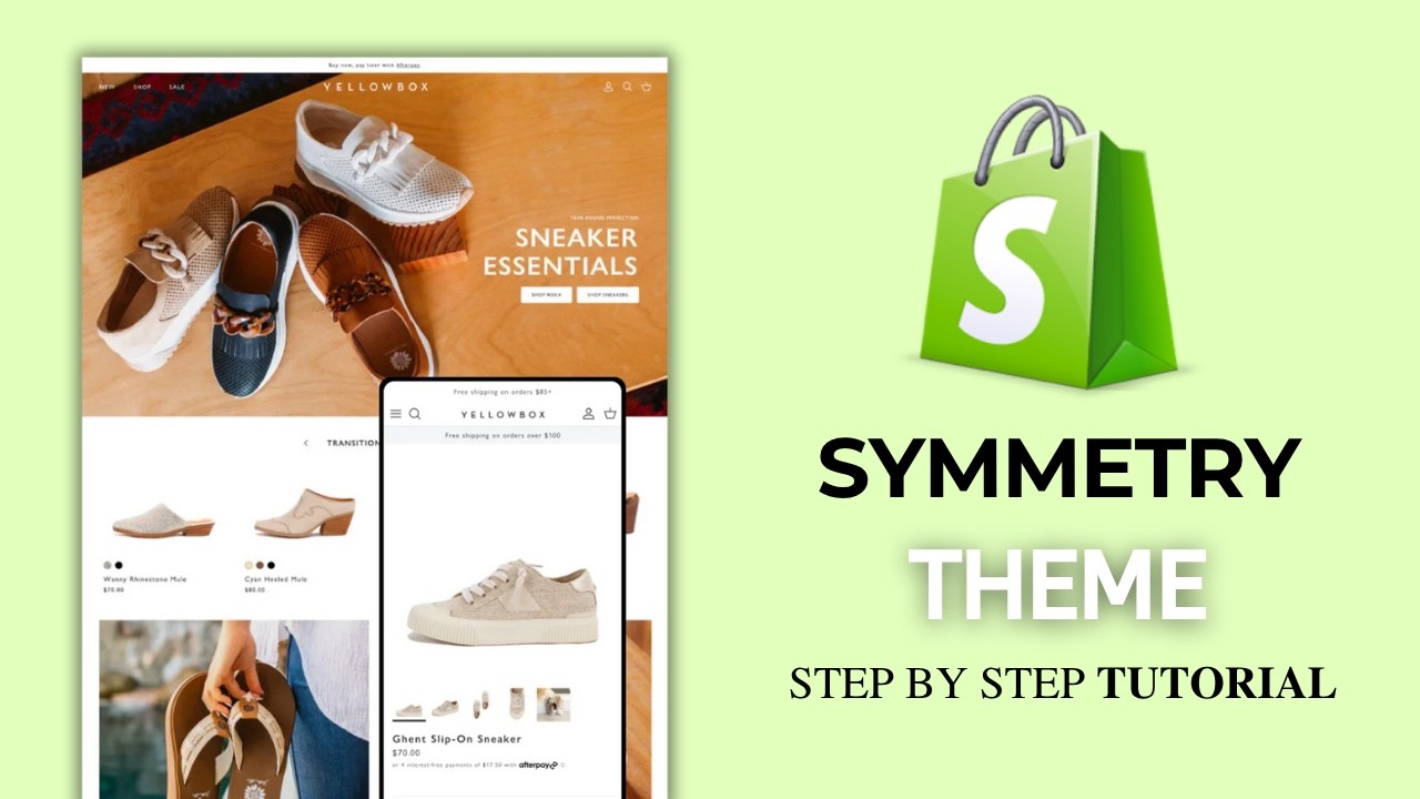 Shopify Symmetry Theme Tutorial 2025 (Step By Step) - YouTube