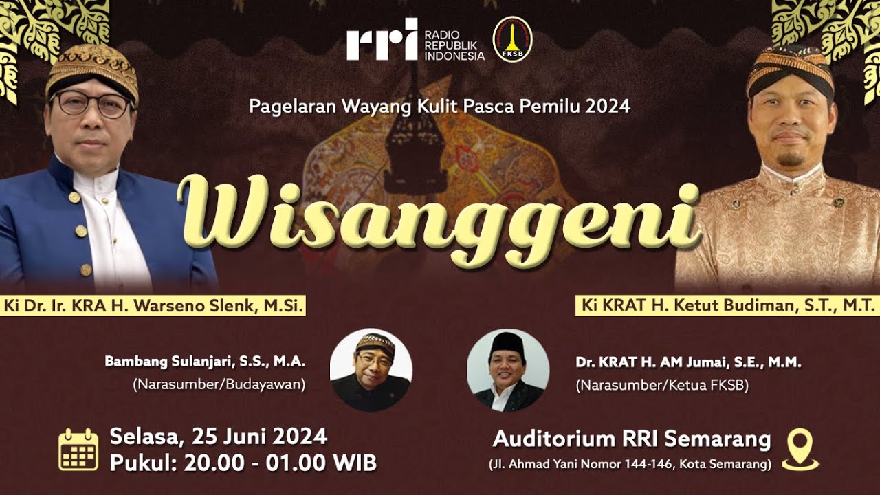 Wisanggeni - Wayang Kulit Pasca Pemilu - RRI Semarang - YouTube