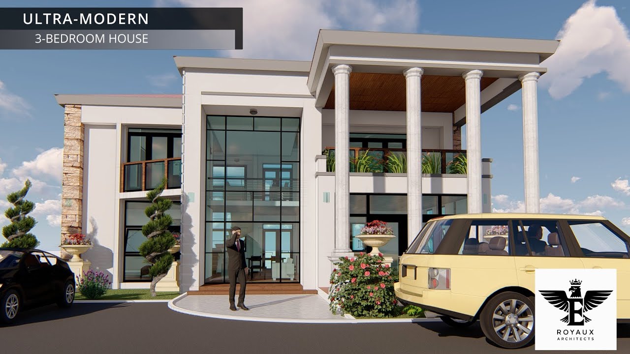 Space-Saving 3-Bedroom House Plan | Perfect for Small Plots| storey ...