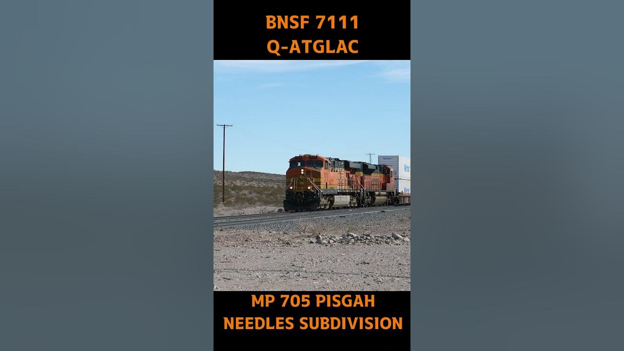 BNSF 7111 WB Q-ATGLAC Birmingham, AL (CSXT) to Hobart Yard - Los Angeles, CA 1-16-2024 - YouTube