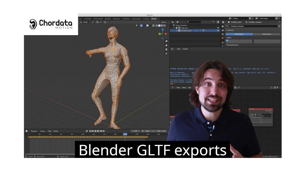 How To Export Your Motion Captures To GLTF In Blender YouTube How To Export Your Motion Captures To GLTF In Blender YouTube