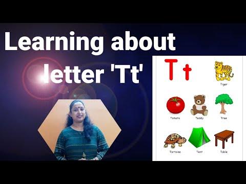 Introducing of letter Tt / learning about letter Tt - YouTube