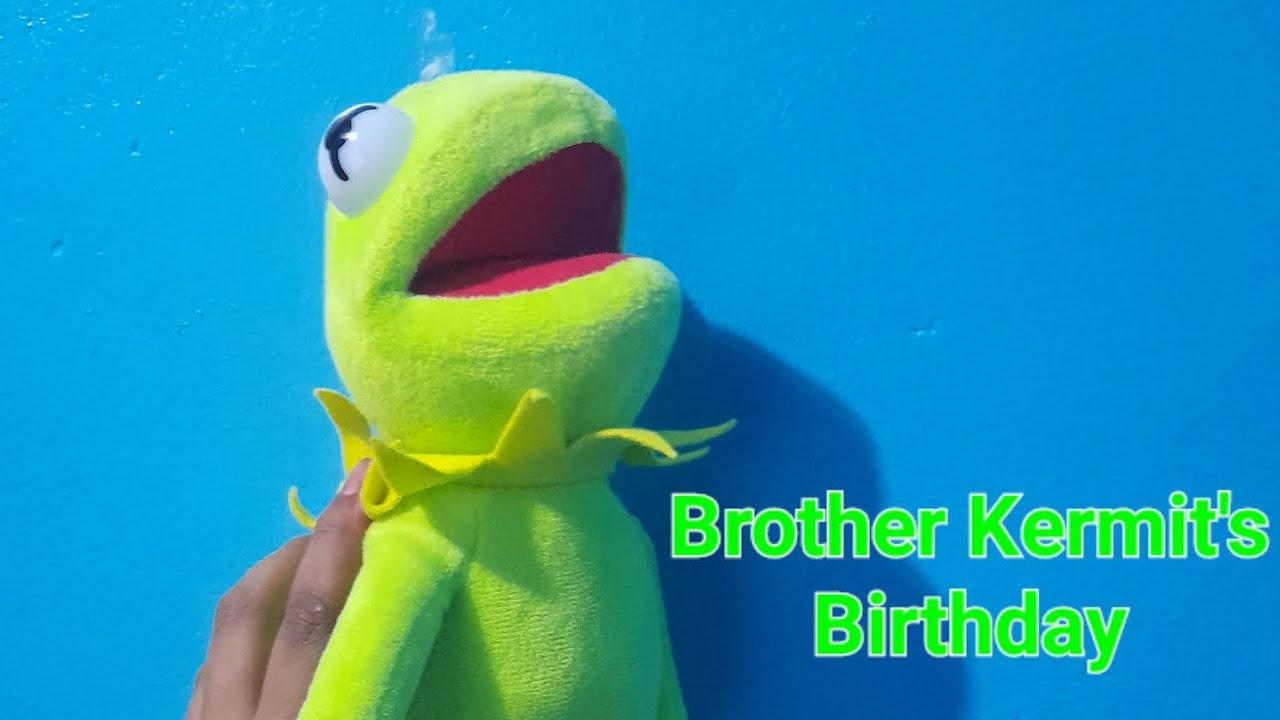 Teddy the bear and Friends Brother Kermit's Birthday - YouTube