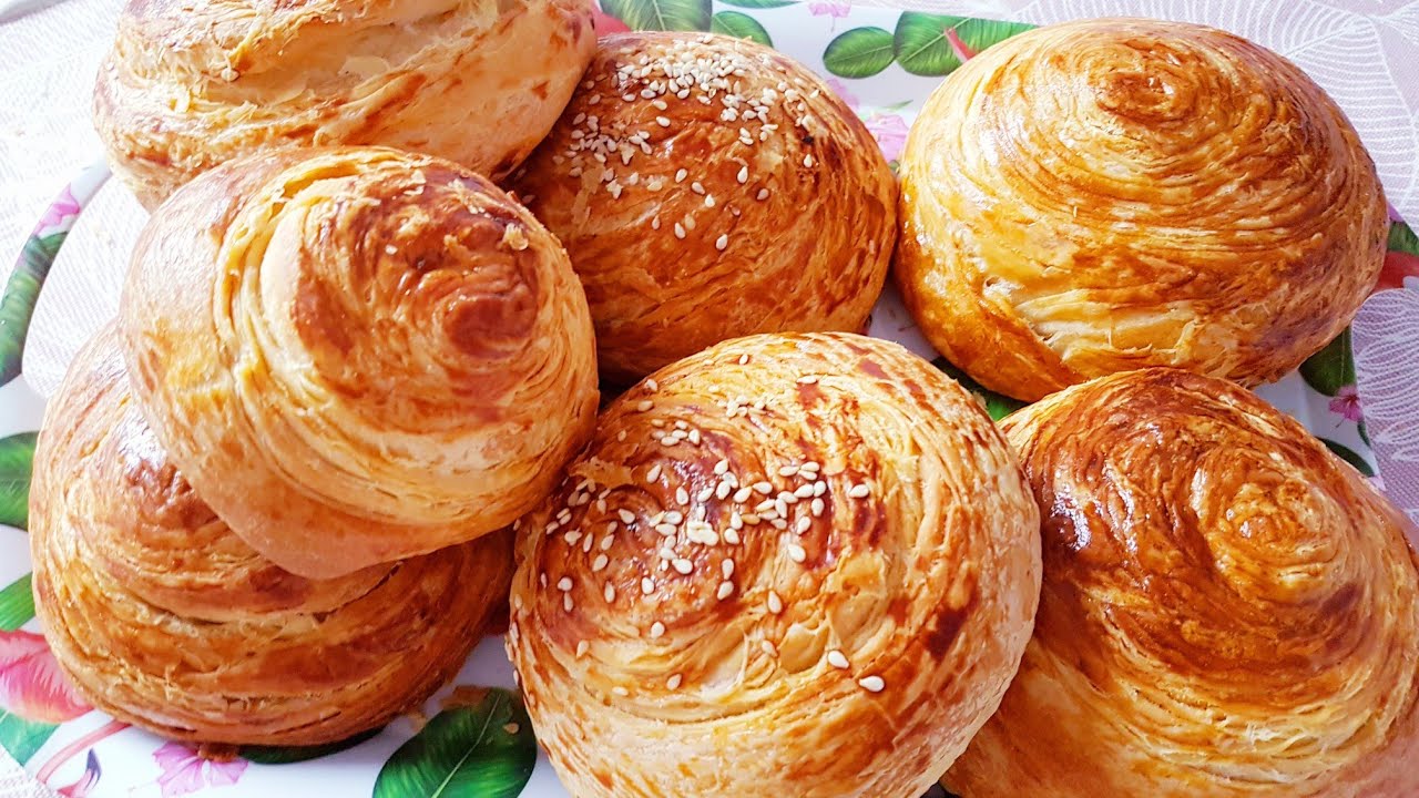 ЧУДЕСНЫЕ БУЛОЧКИ!.Qatlamali bulochkalar hali bunaqasini ko'rmagansiz💥 ...