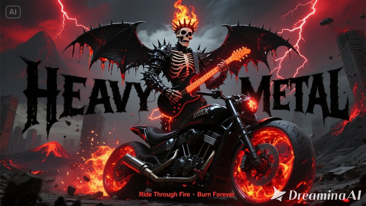 ⚡ Molten Steel – Heavy Metal Highway ⚡ #InfernoRide #MetalLegion - YouTube