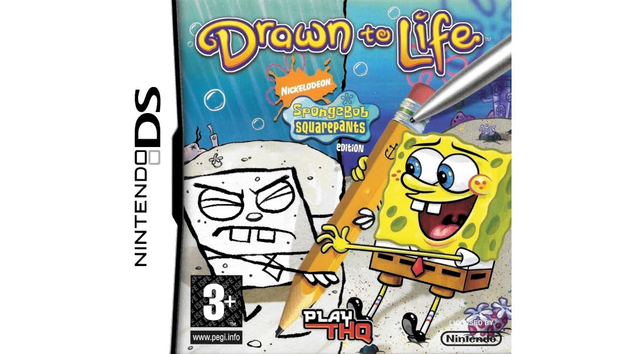Nintendo DS - Drawn to Life: SpongeBob SquarePants Edition 'Title ...