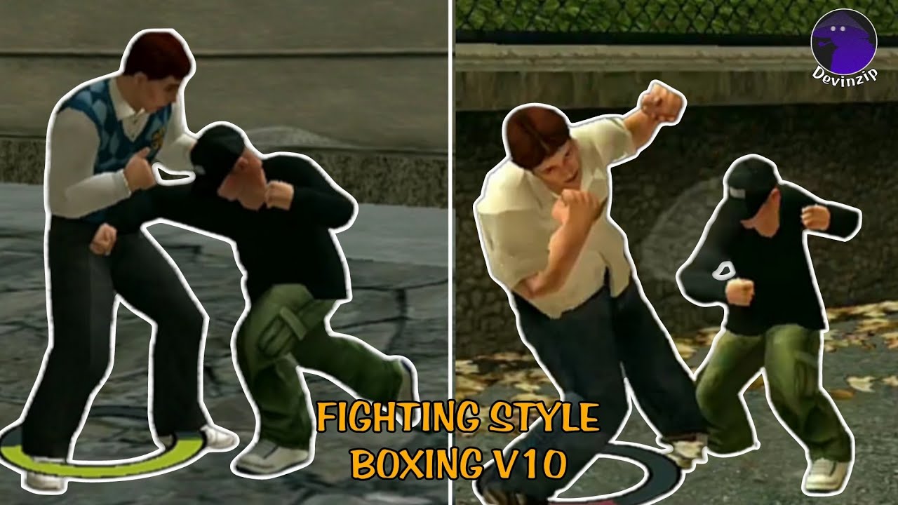 Fighting style boxing V10 BULLY AE MODS - YouTube