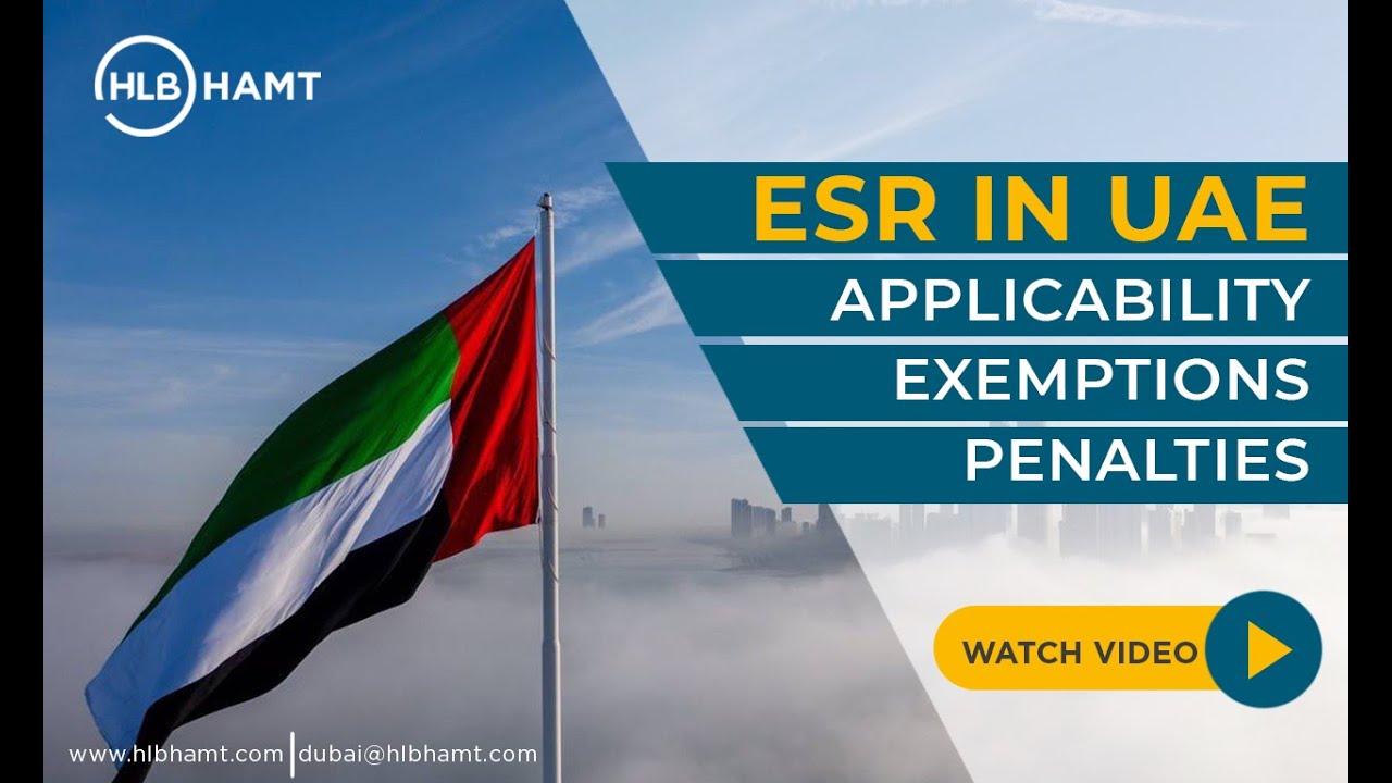 Update on ESR in UAE | ESR Applicability, Penalties and Exemptions UAE ...
