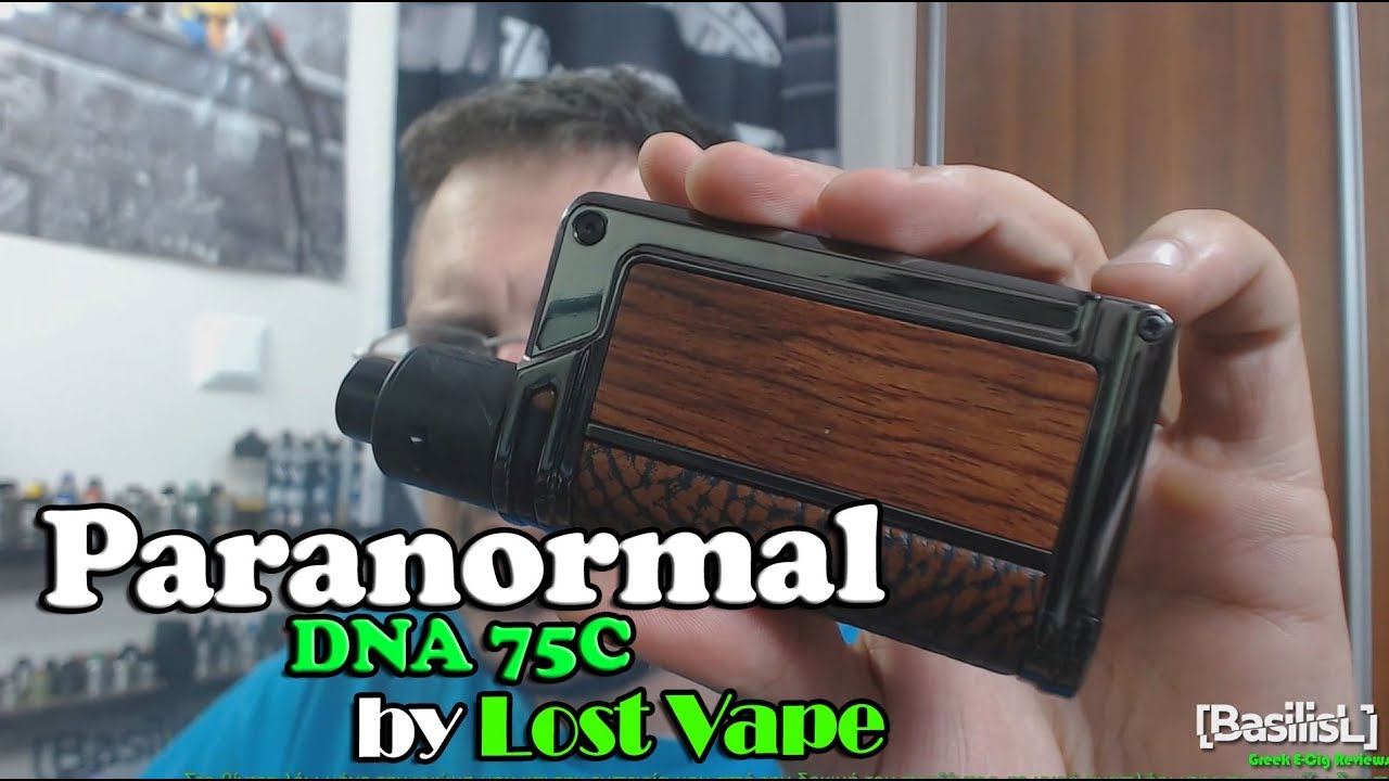 Paranormal DNA75C by Lost Vape - BasilisL (Greek Reviews) - YouTube