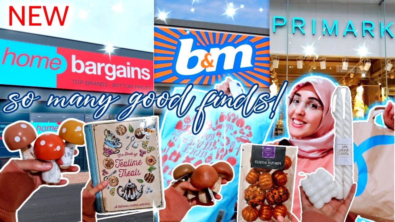 🍂 AUTUMN SHOPPING & MORE! 💁🏻‍♀️ PRIMARK, HOME BARGAINS, B&M HAUL 🛍 ...