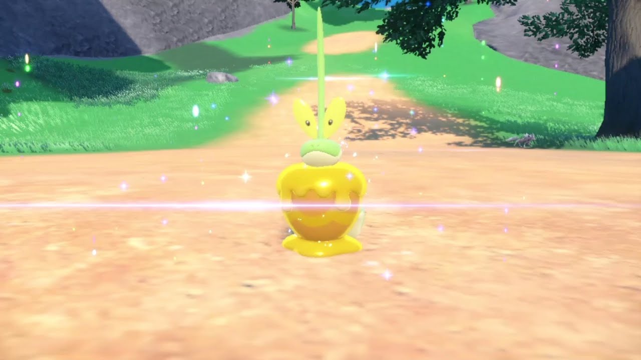 Shiny Applin + Shiny Dipplin Evolution - Tera Raid | Pokemon Scarlet ...