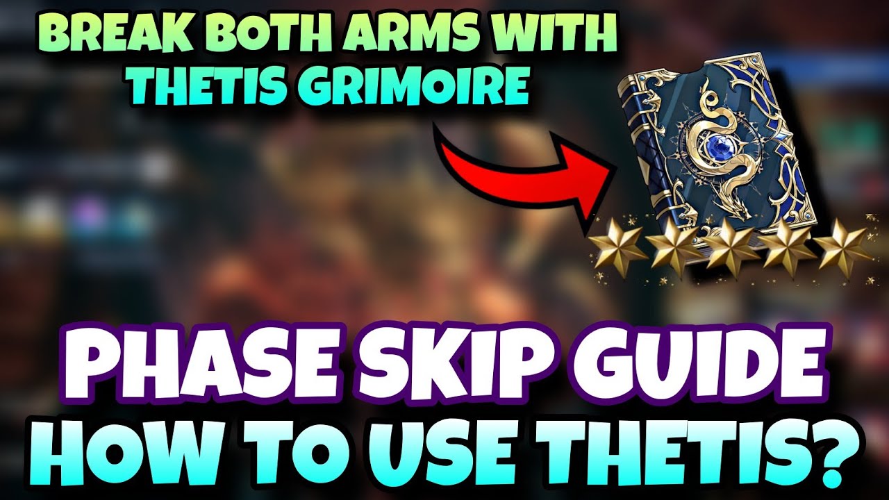 BREAK BOTH ARMS WITH THETIS GRIMOIRE!! RIGHT PLACEMENT & HOW TO USE ...
