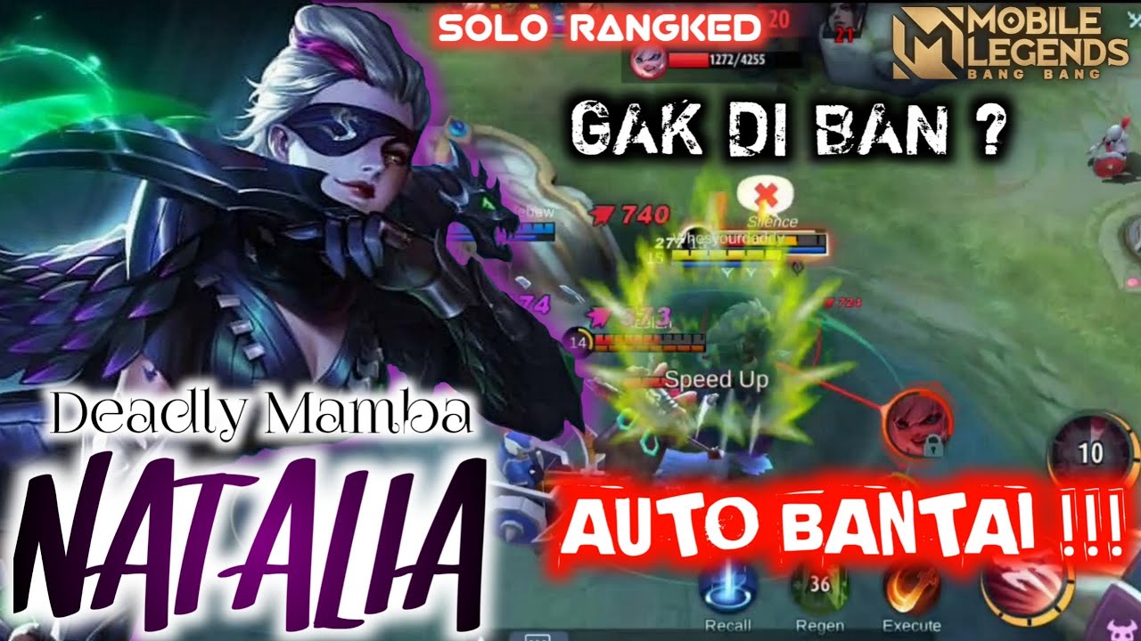 TOP 1 NATALIA GAMEPLAY EPS. 1 NATA GAK DI BAN ? AUTO BANTAI ! | TOP ...