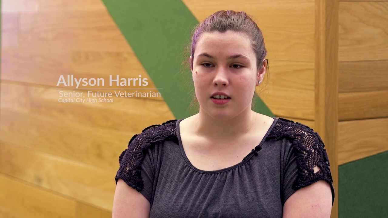 January Senior of the Month: Allyson Harris - YouTube