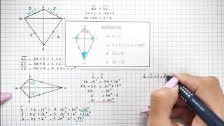 ROMBOIDE - Cómo calcular los diferentes ángulos a parti... | Doovi