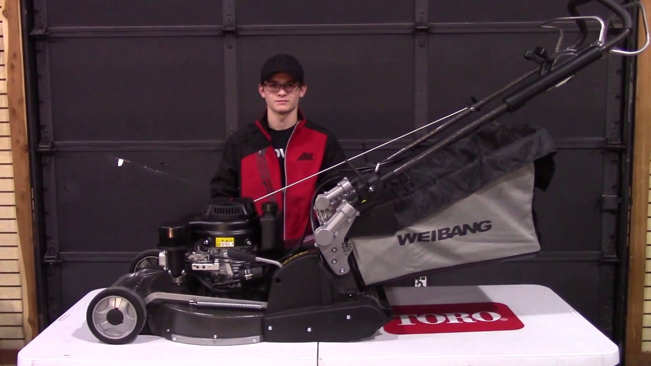 Weibang Legacy 56 Pro 4.5 Kawasaki Rear Roller Lawn Mower Review - YouTube