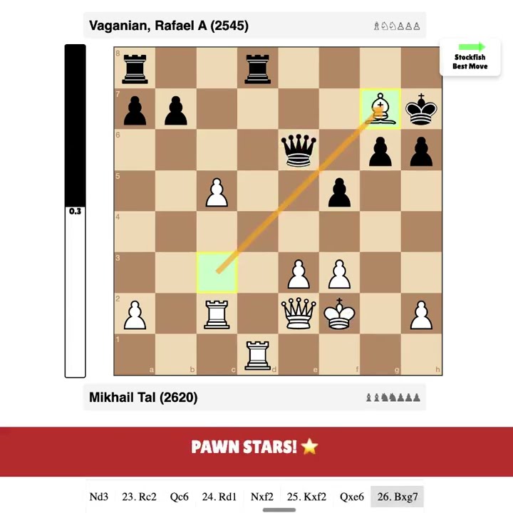 Mikhail Tal vs Vaganian, Rafael A | October Revolution 60 : Awesome # ...