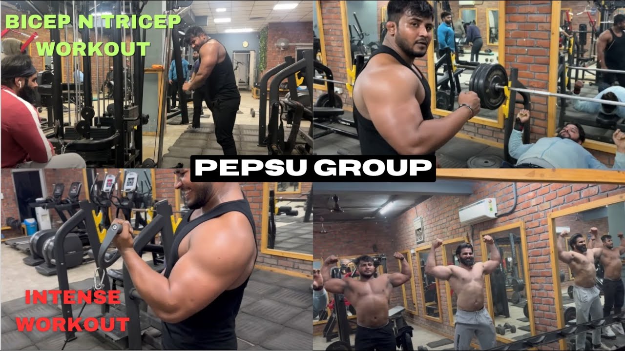 NEERAJ Pepsu Group BICEPS and TRICEPS Workout | BICEPS and Triceps ...