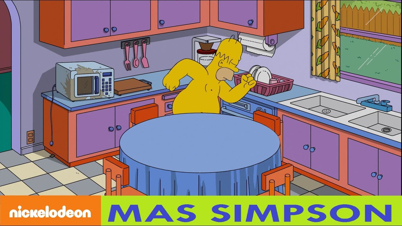 Homero al desnudo - Los Simpson - Nickelodeon Latinomerica - YouTube