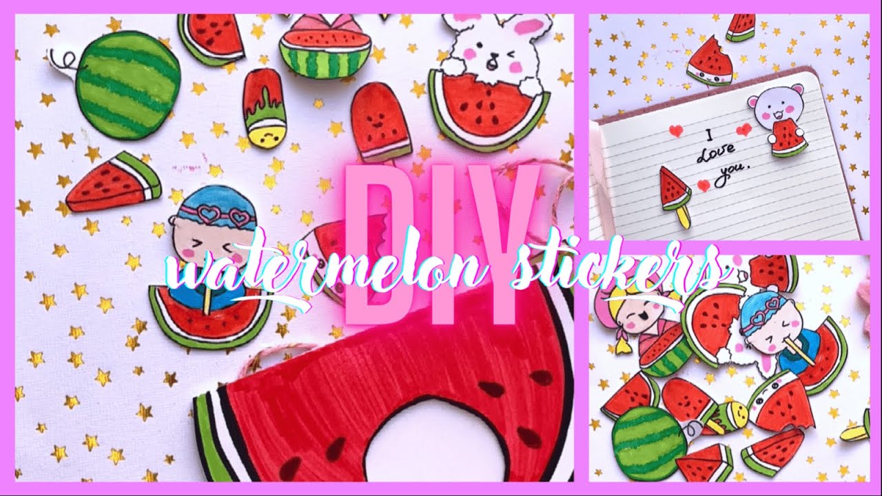 how to make Stickers with cute bad/ DIY paper Sticker /Stickers /DIY ...