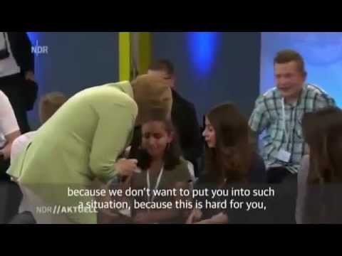 Angela Merkel makes Palestinian girl facing deportation from Germany ...