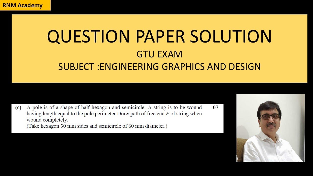 GTU EXAM PAPER SOLUTION | EGD| INVOLUTE OF COMPOSITE PLANE |RNM Academy ...
