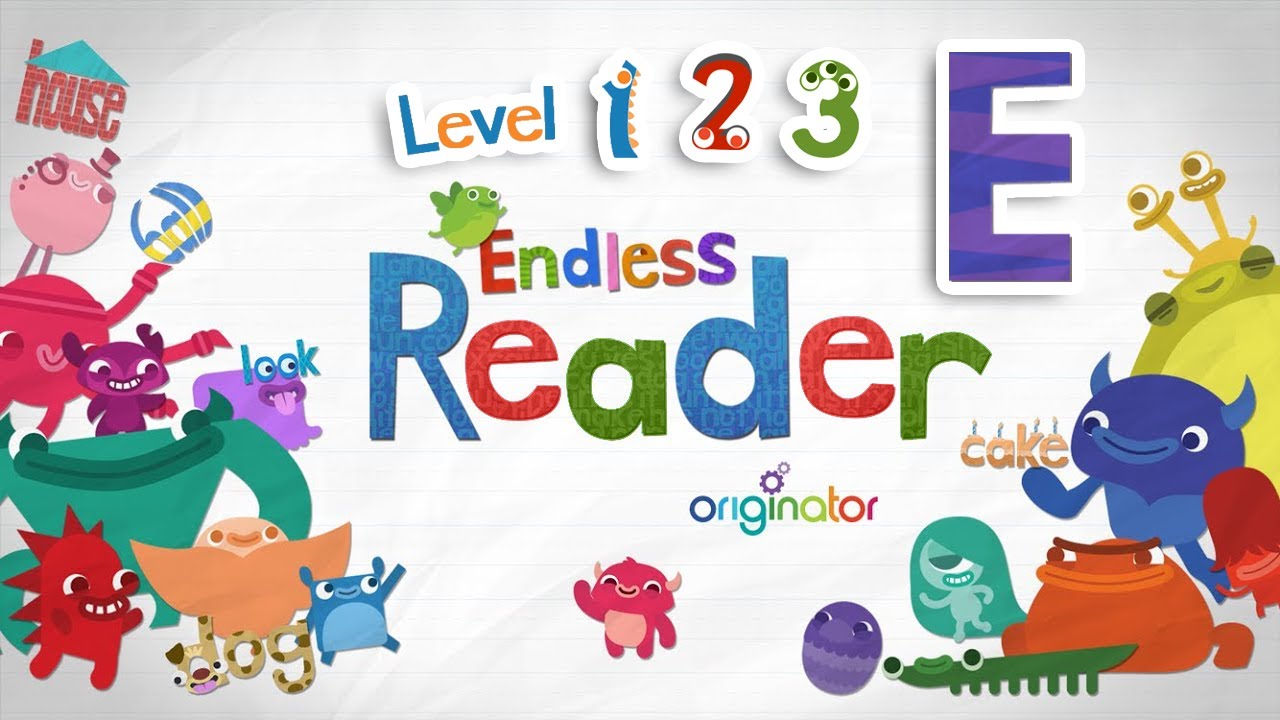 Endless Reader Letter E - Sight Words: EAR, EAT, EGG, EIGHT, EVERY, EYE ...