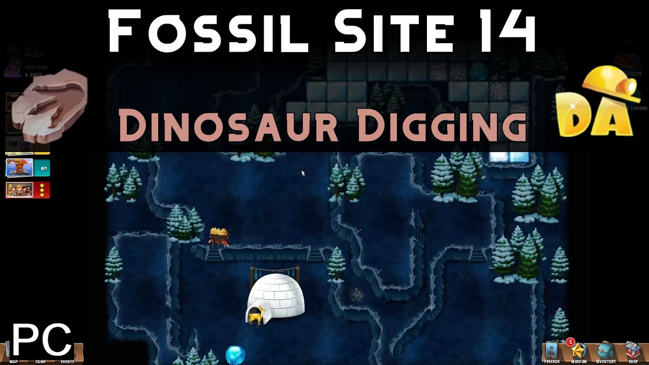 Fossil Site 14 | Dinosaur Digging (PC) | Diggy's Adventure - YouTube