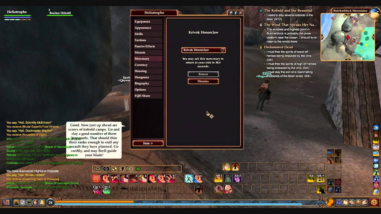 EQ2 Mercenary bug - YouTube