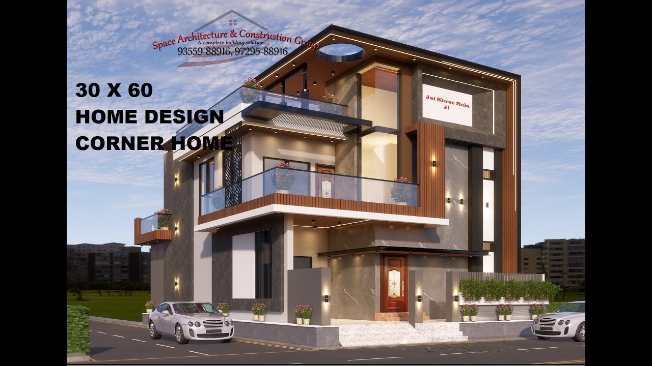 2BHK HOME I DOUBLE STORY HOUSE I MODREN HOME DESIGN FRONT ELEVATION I ...