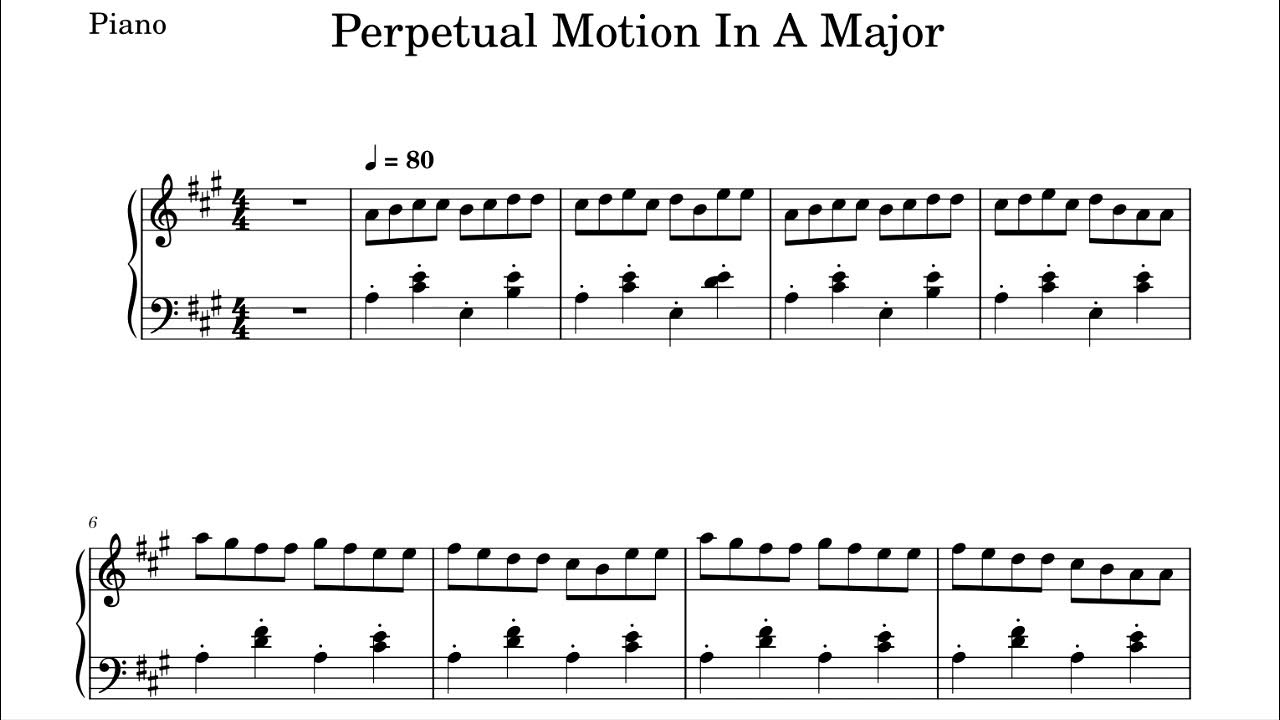 Perpetual Motion In A Major Piano Accompaniment - Suzuki Violin Book 1 ...