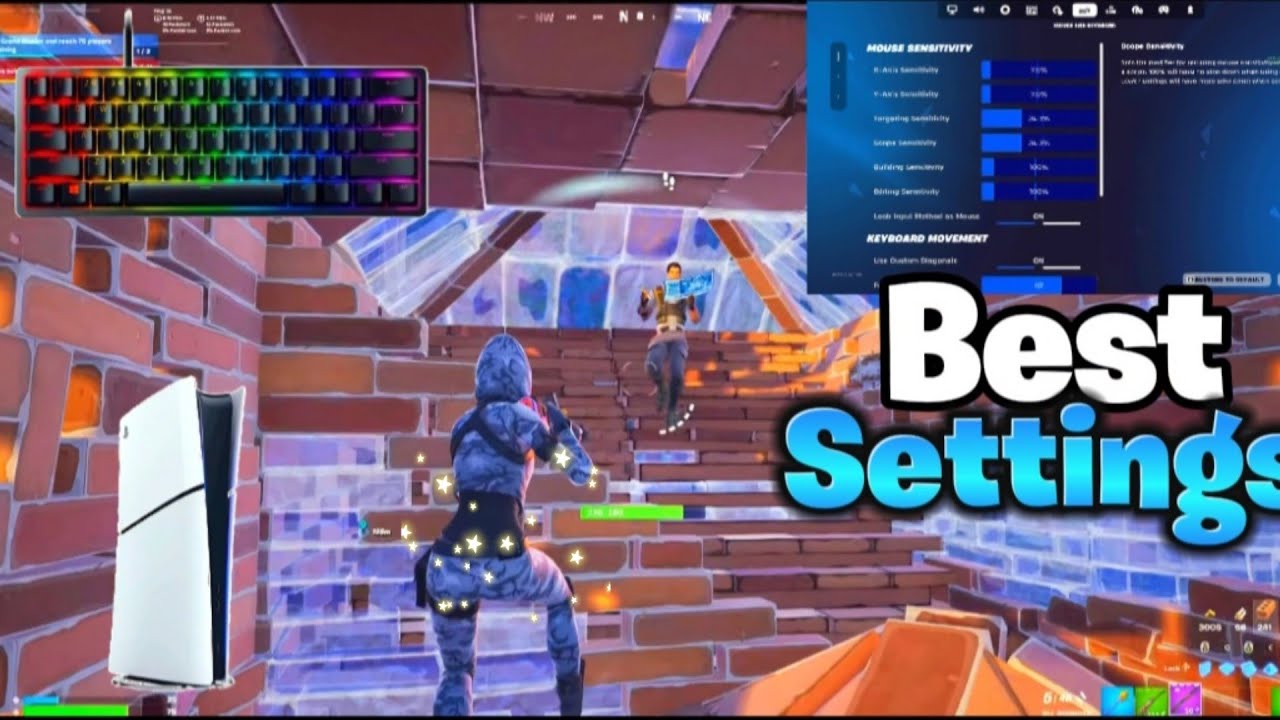 *UPDATED* Best Console Keyboard & Mouse Settings + PS5 SLIM Ranked ...