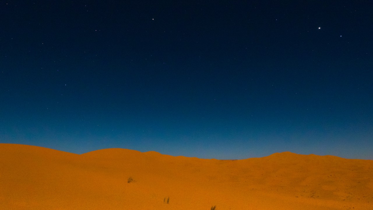 Timelapse of stars over Sahara desert in Merzouga, Morocco - YouTube