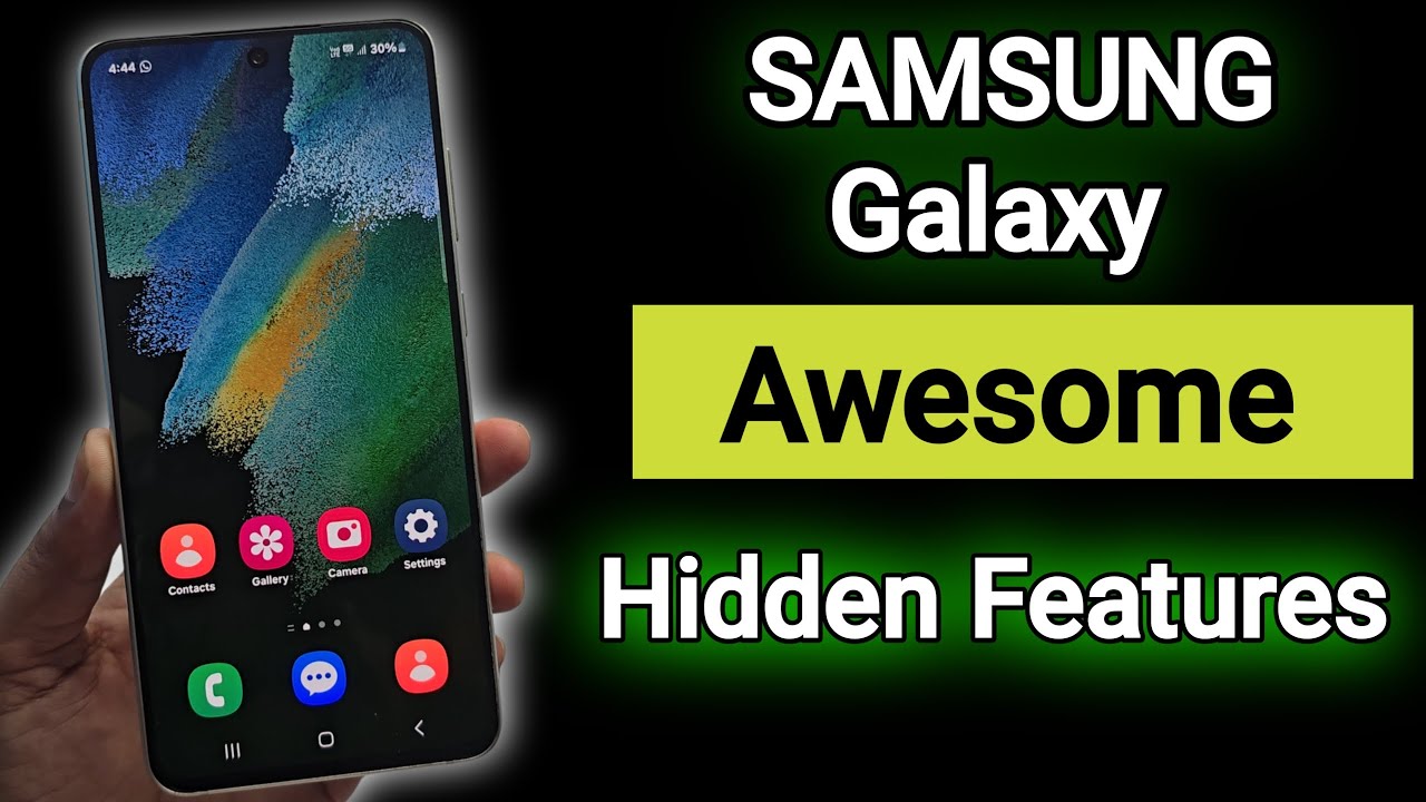 **Awesome Samsung Galaxy Hidden Features You Didn’t Know!** - YouTube