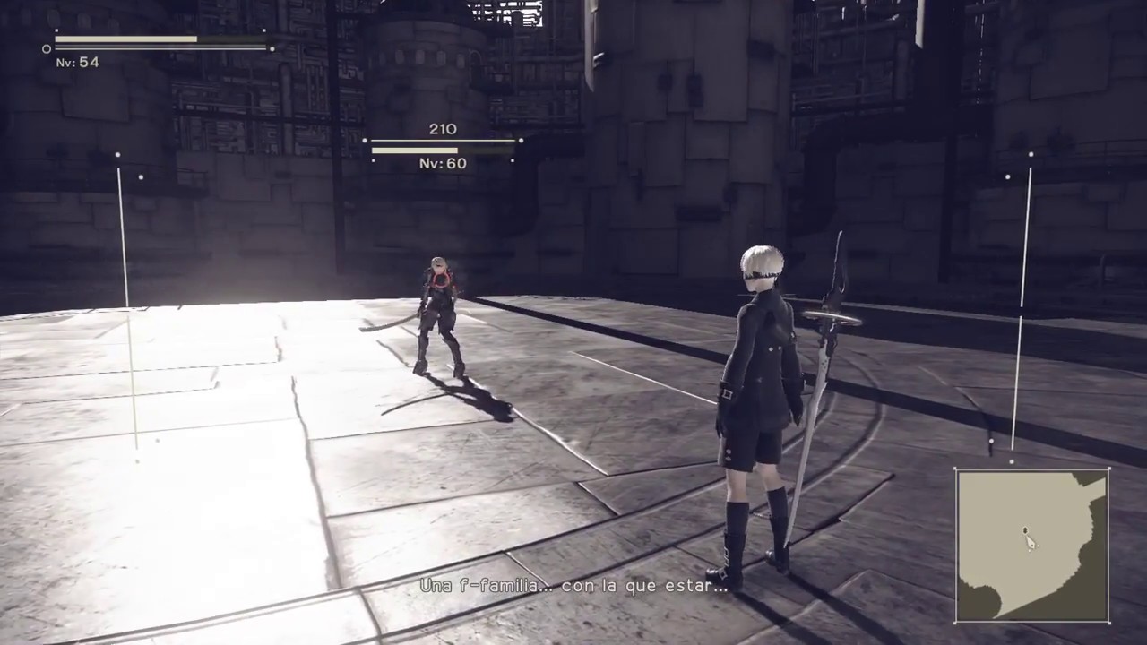 NieR:Automata_[[ 9S Vs Operadora 210 ]] - YouTube