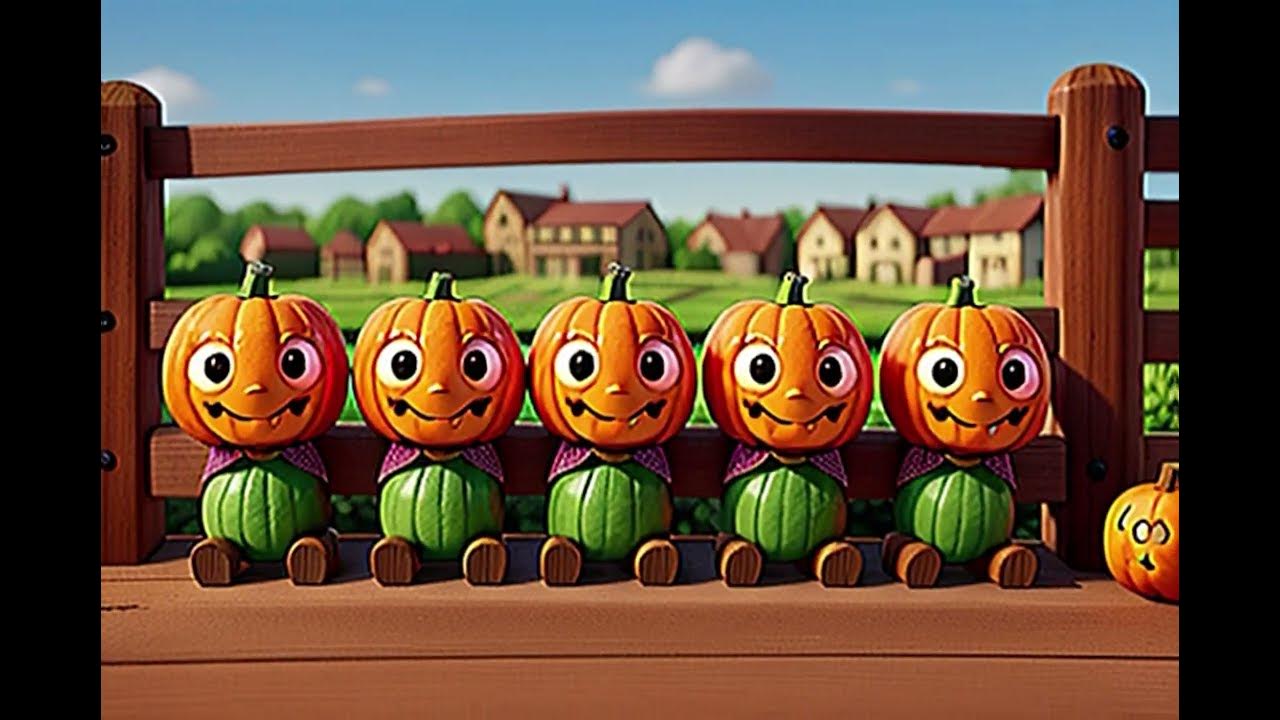 Five Little Pumpkins Halloween songs | Five Little Pumpkins: A ...