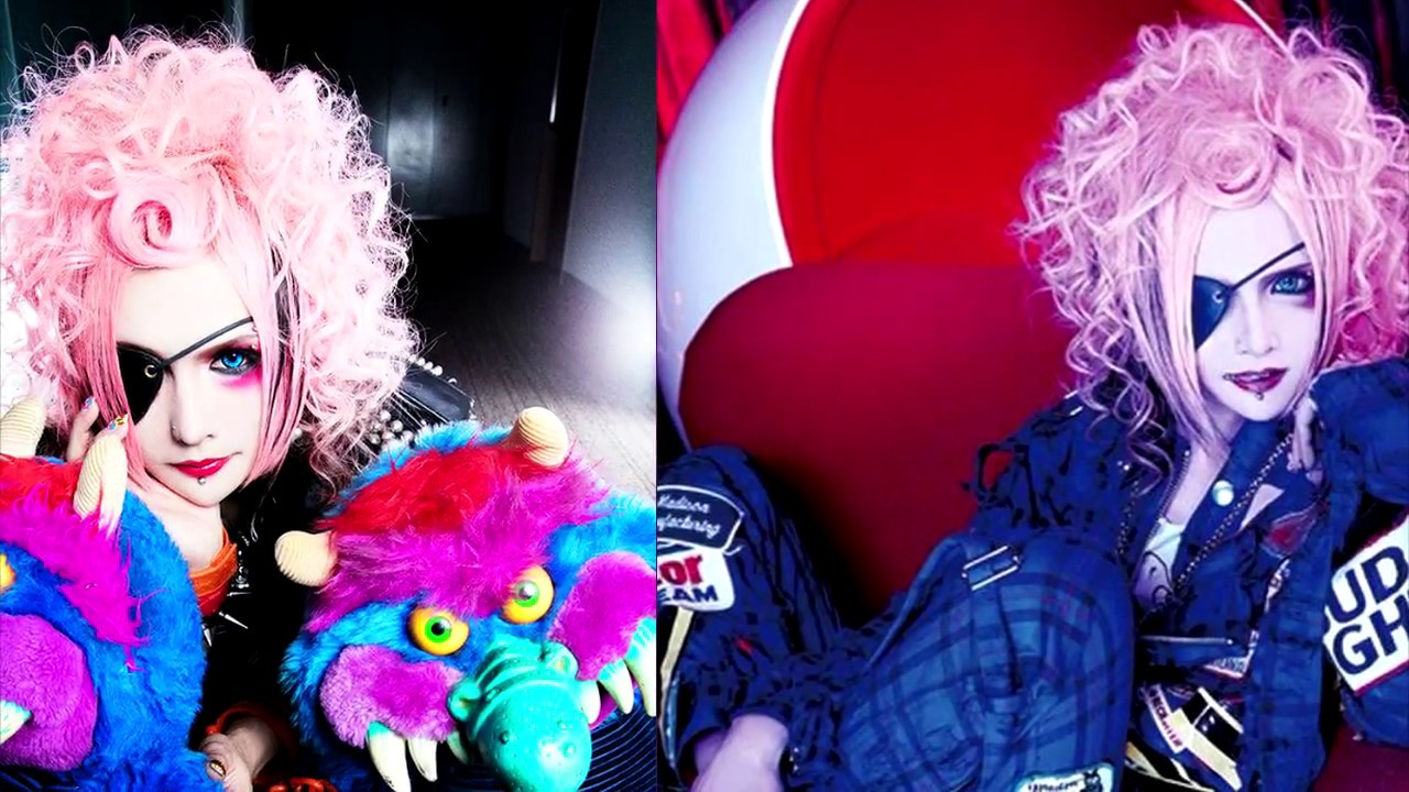 Visual kei Wig tutorial. Koichi (MEJIBRAY). ヴィジュアル系 wig hairstyle/ V系ヘア ...