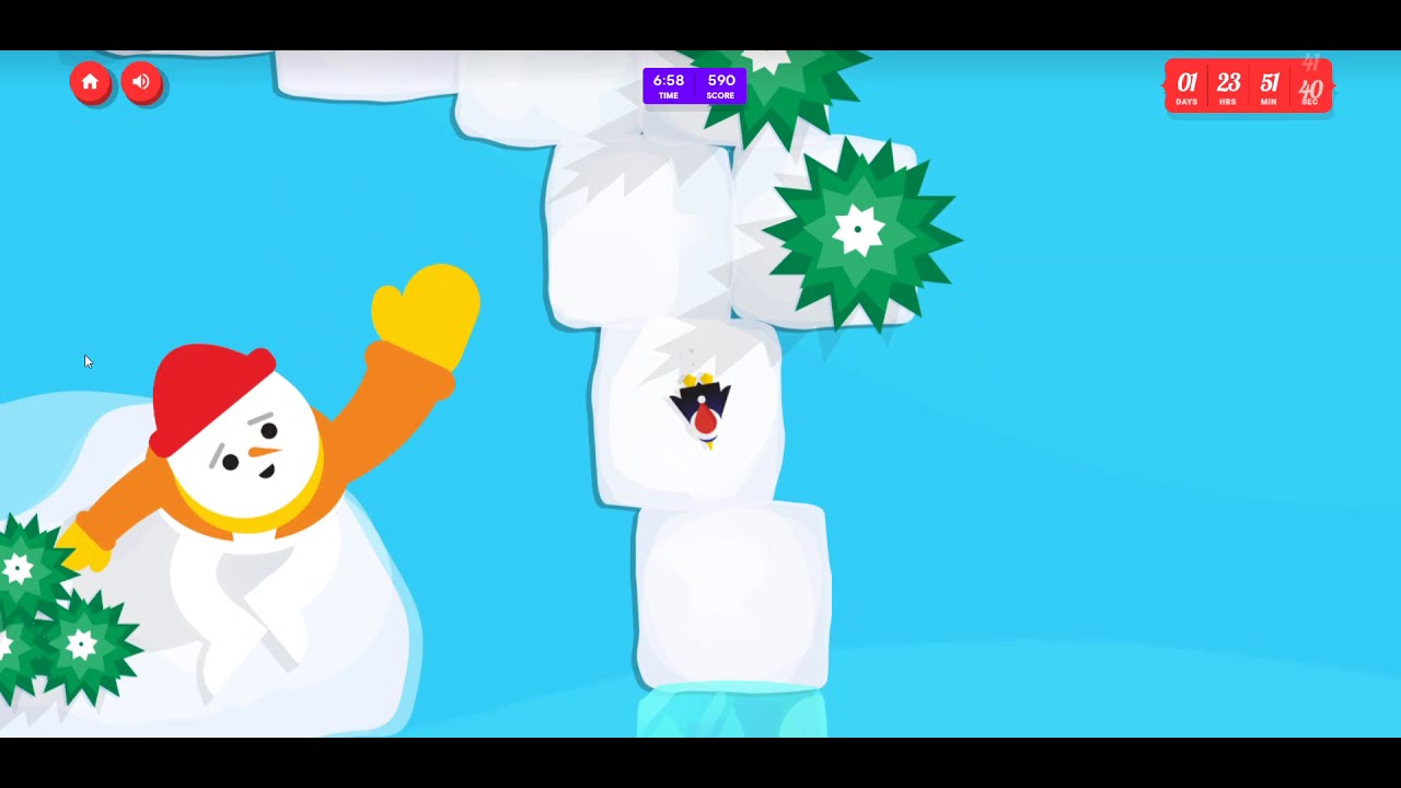 Penguin Dash Google Gameplay | Santa Tracker - YouTube