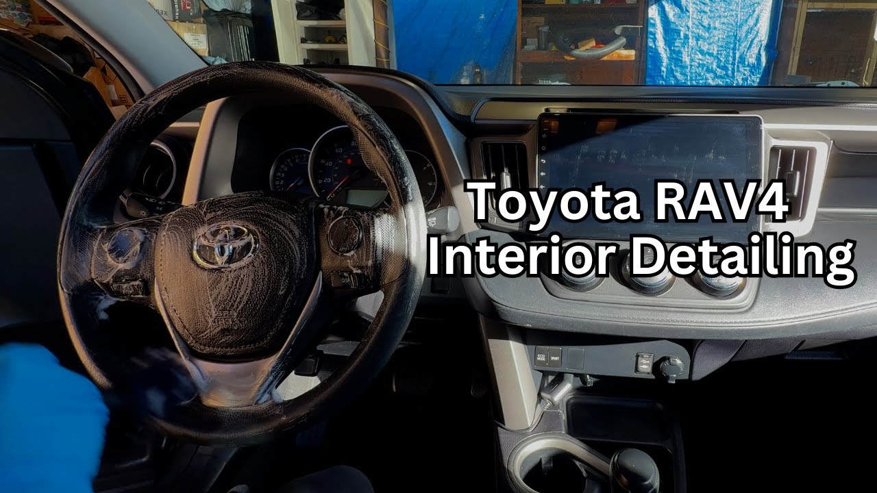 Toyota RAV4 Interior Detailing - YouTube