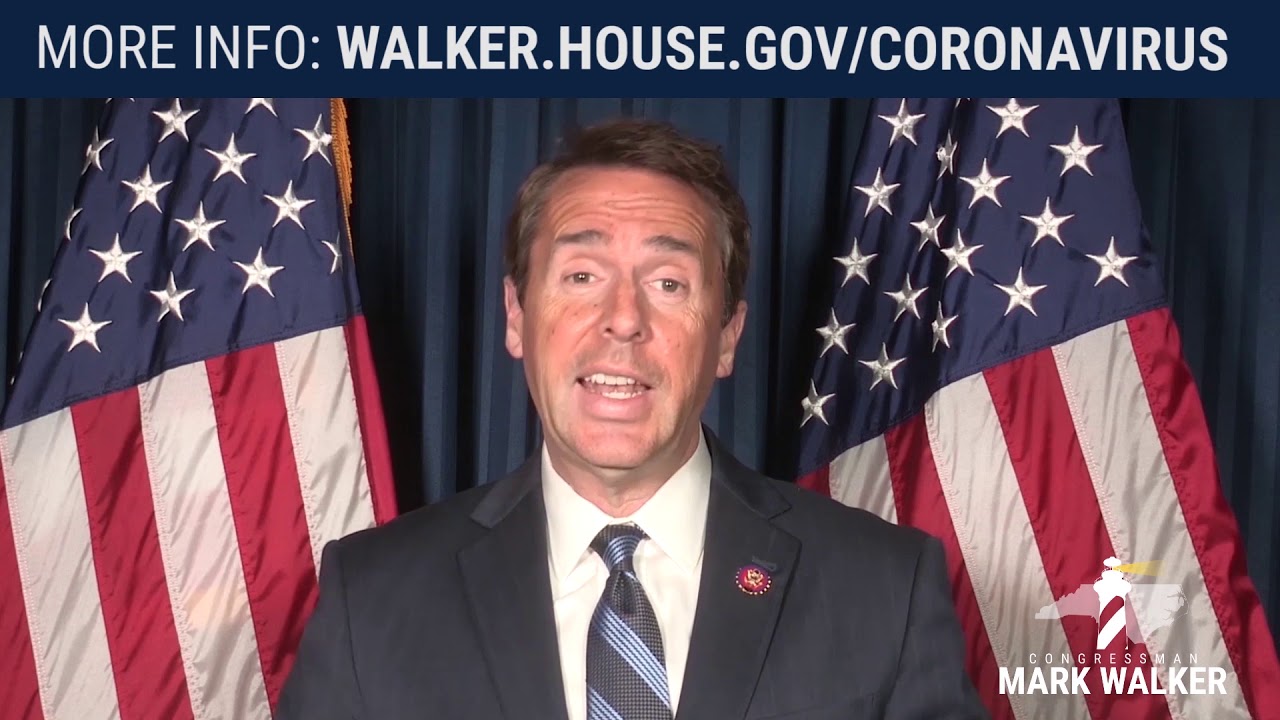 Rep. Mark Walker Gives Coronavirus Update and Announces Telephone Town ...