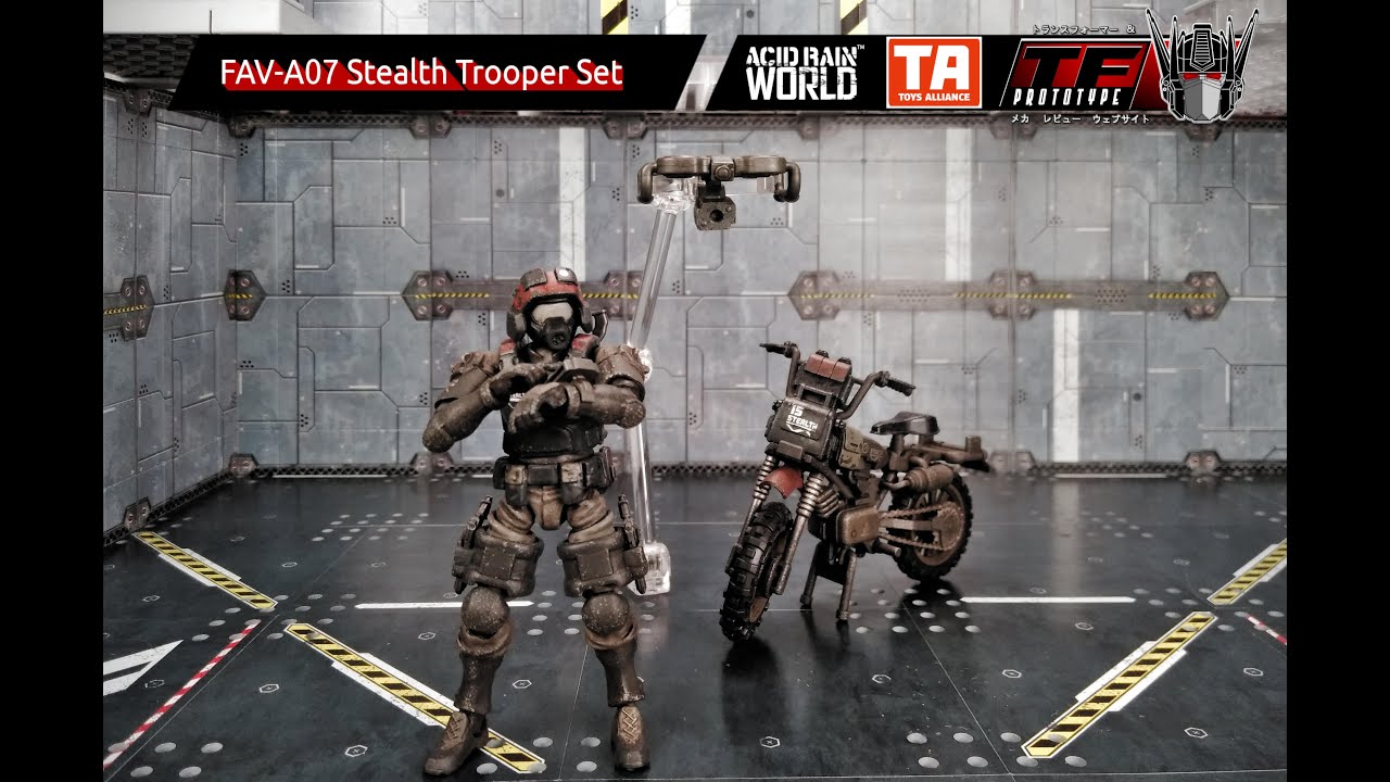 Acid Rain World FAV-A07 Stealth Trooper Set by Toys Alliance - YouTube