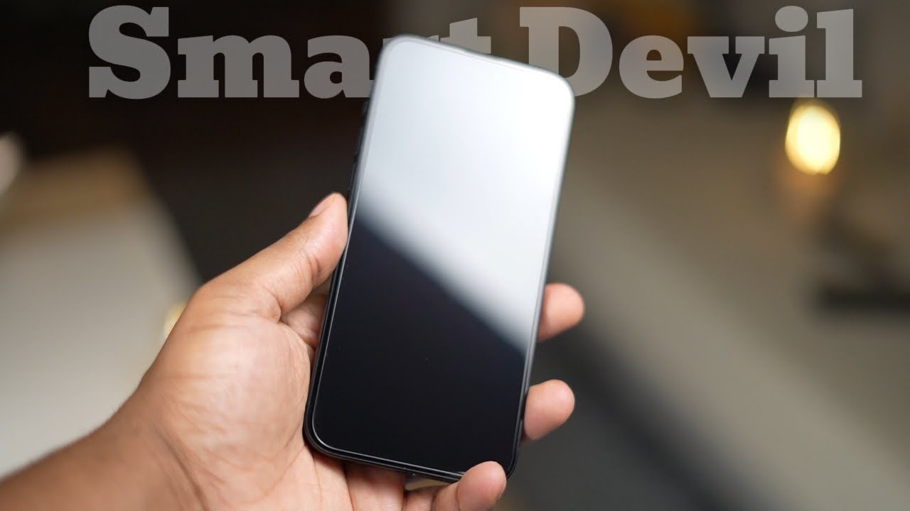 The Easiest Tempered Glass Screen Protector Install For iPhone | SmartDevil - YouTube