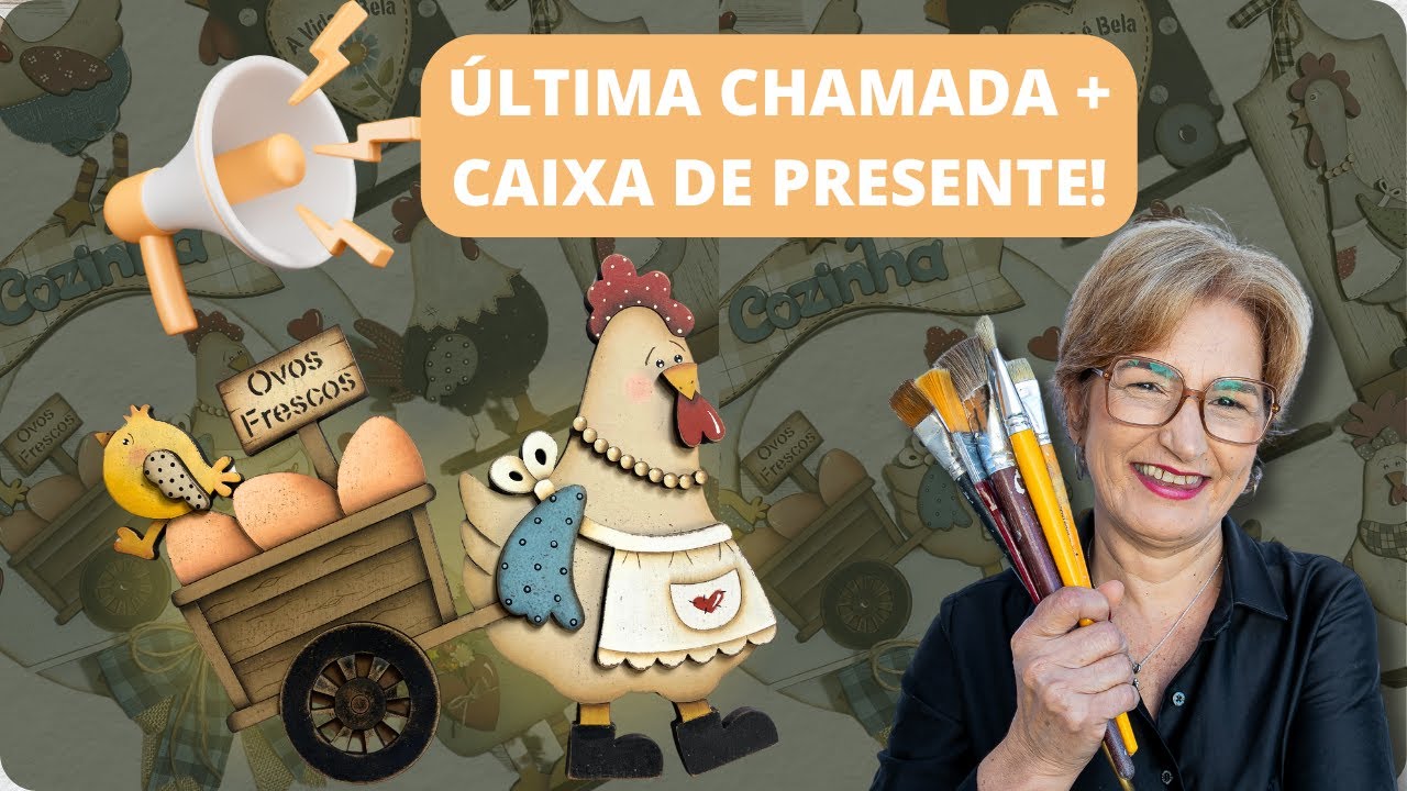🎨Última Chamada, Caixa de Presente e Sorteio Para Alunas e Ao Vivo ...