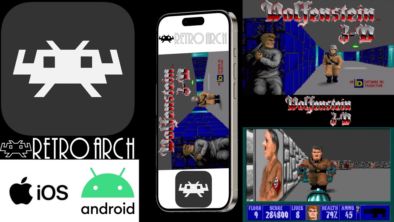 RetroArch Emulator - 4K Mobile iOS Android - iPhone Pro Max ...