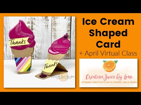 Shaped Ice Cream Card - YouTube